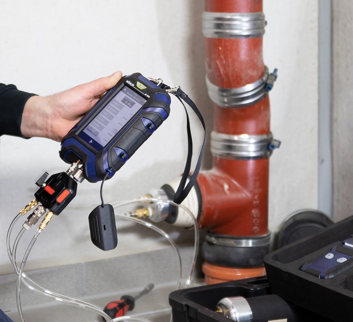 Dichtheitsprüfung Abwasserleitungen mit Luft, Dichtheit Wasser- und ...